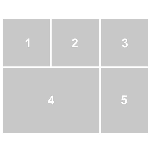 Photo Collage Personalized Calendar Poster