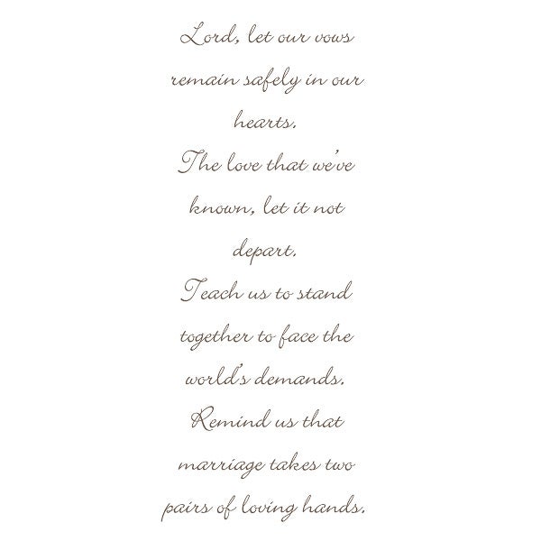 Marriage Blessings Personalized Wedding Wall Cross