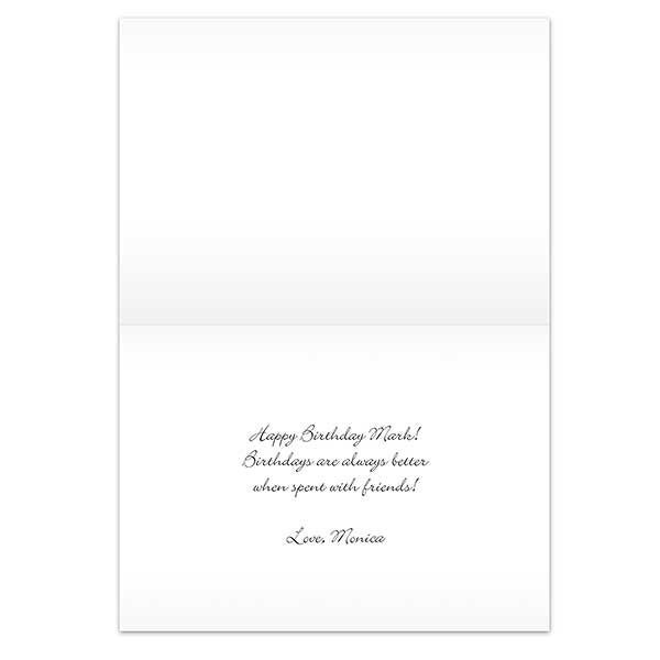 Personalized Photo Birthday Cards - Horizontal