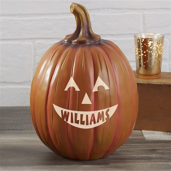 Personalized Jack-O-Lantern Halloween Pumpkins
