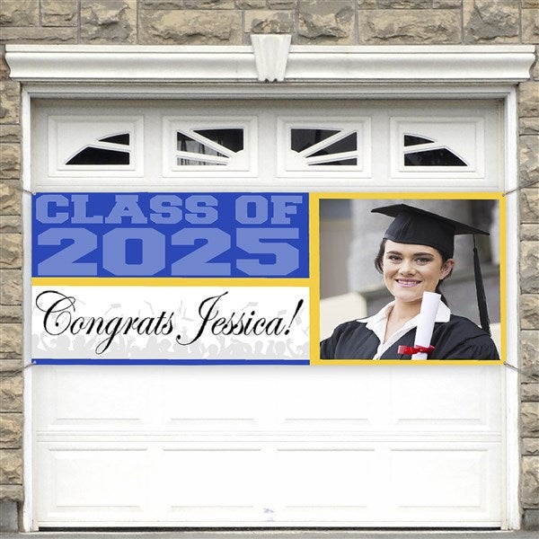 Photo Personalized Graduation Banners - Class Of