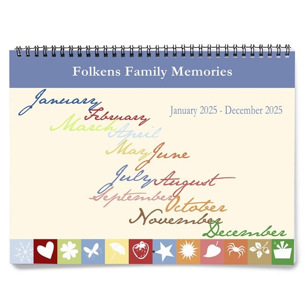 Personalized Photo Calendar - Seasons Change