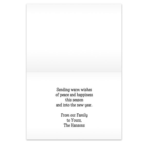 Personalized Christmas Ornaments Holiday Greeting Cards