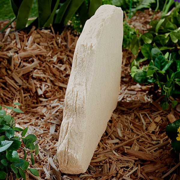 Greenery Memorial Personalized Standing Garden Stone