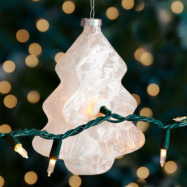 Christmas Family Tree Personalized Lightable Ornament