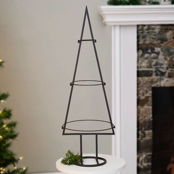 Metal Tabletop Christmas Tree Ornament Display Holder