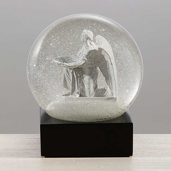 Engraved Angel Snow Globe by CoolSnowGlobes