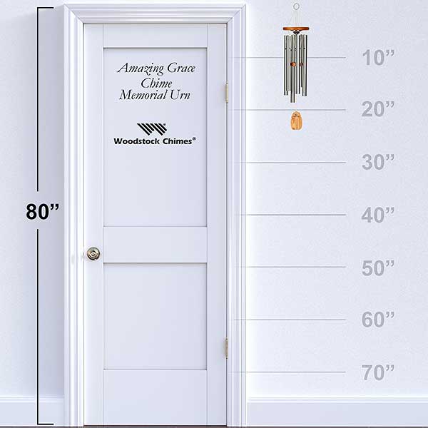 Listen To The Wind Personalized Urn Memorial Wind Chimes