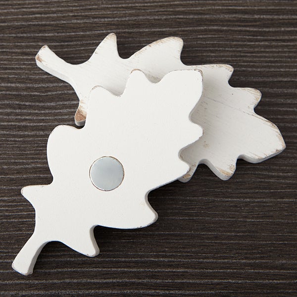Family Tree Wood Leaf Magnets- Set of 6