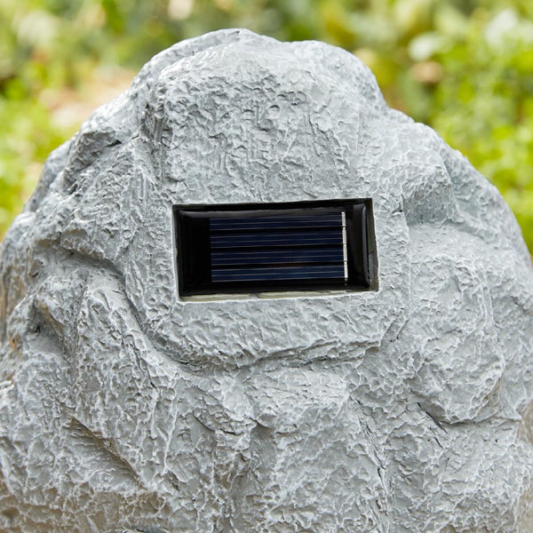 American Flag Personalized LED Outdoor Garden Stone