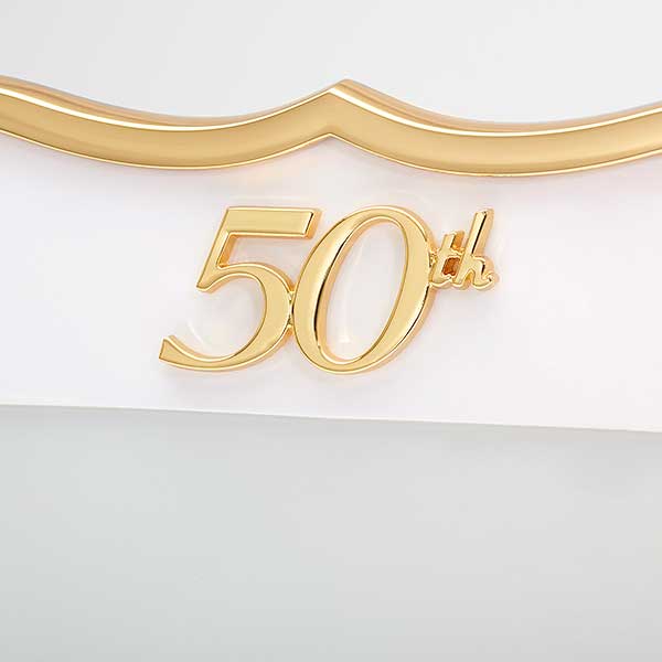 Engraved 50th Birthday Picture Frame