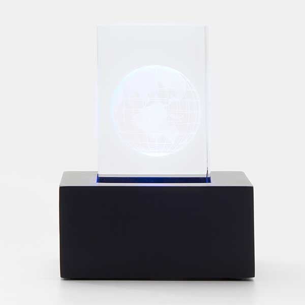 Engraved Planet Earth Light Up Globe