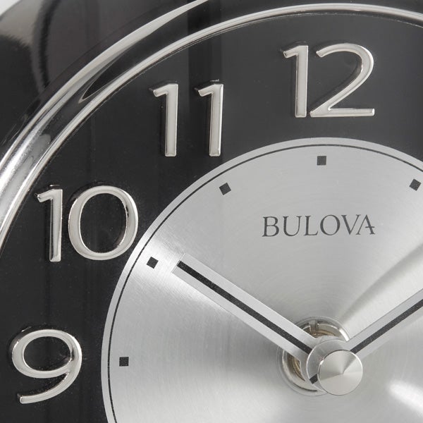 Engraved Logo Bulova Gentry Contemporary Clock | Corporate Gifts
