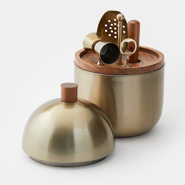 Engraved Lenox Gold Milestone Bar Set