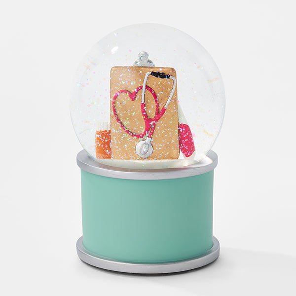 Engraved Recognition Nurse Engraved Snow Globe