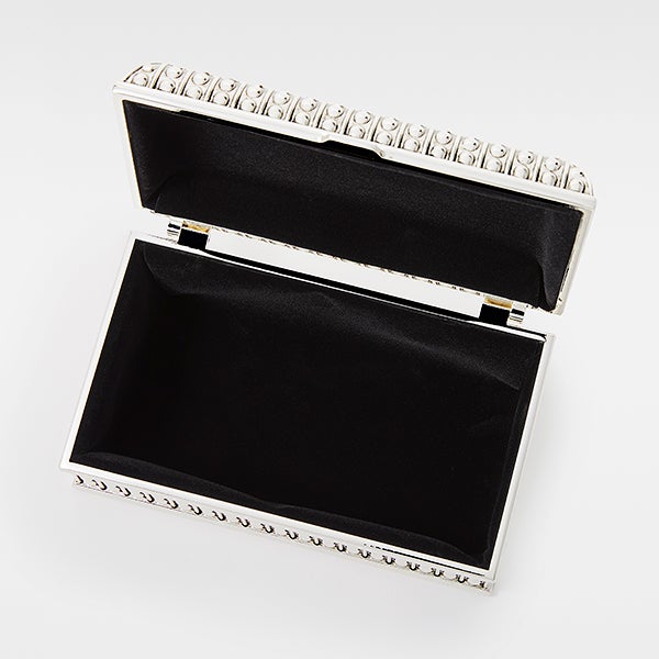 Engraved Beaded Texture Jewelry Box