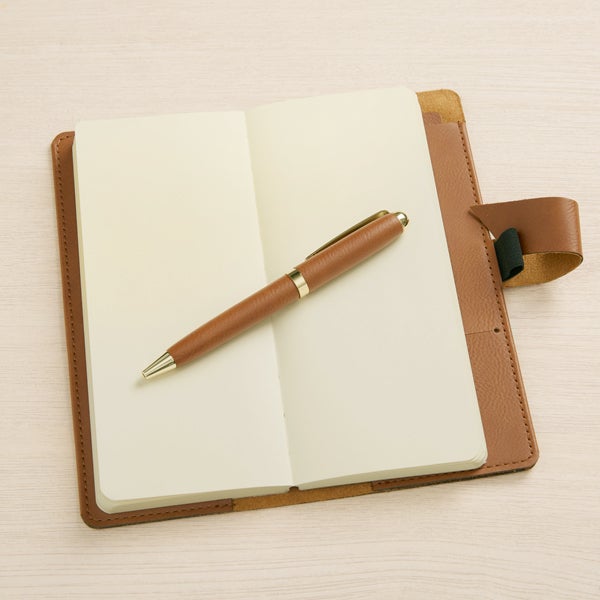 Personalized Men's Leatherette Writing Journal - Classic Celebrations