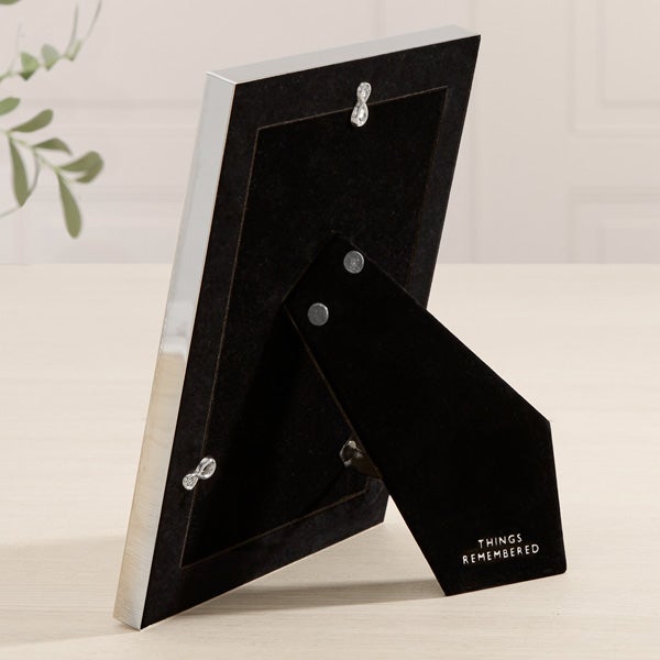 Wedding Personalized Silver & Gold Hammered Frame