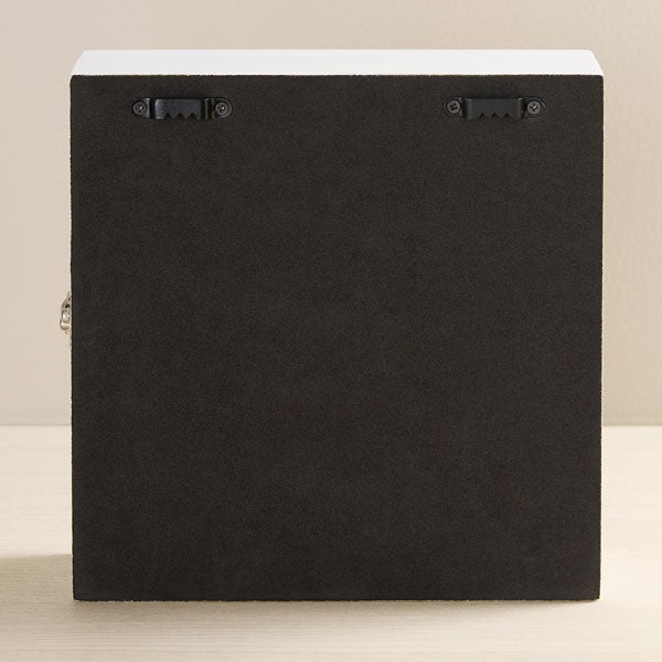 Moody Chic Engraved Wedding Shadow Box