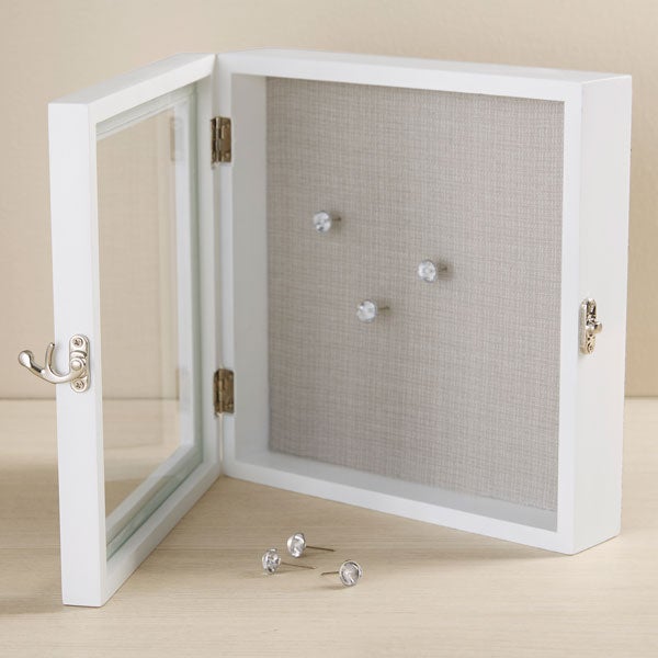 Moody Chic Engraved Wedding Shadow Box