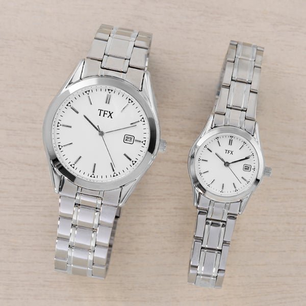 Women's Engraved Silver Watch - TFX By Bulova