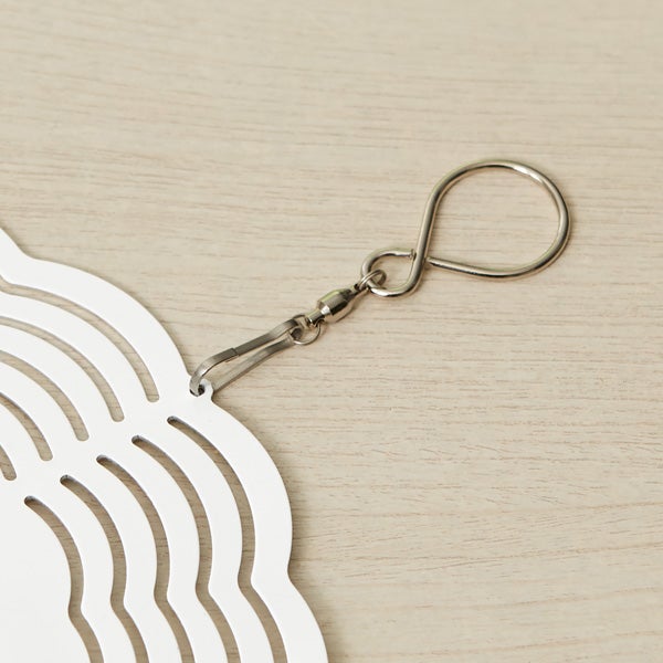 Personalized Wind Spinner - Blooming Heart