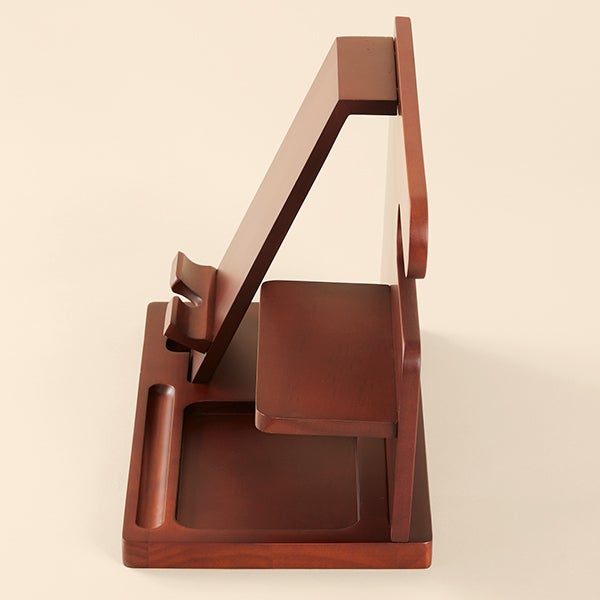 Pattern Personalized Wood Docking Station