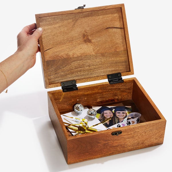 Baby Personalized Wood Keepsake Box