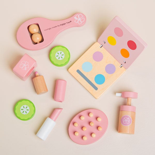 Personalized Girls Toy Vanity Spa Set