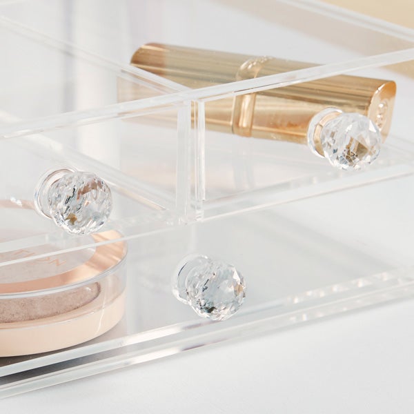 Floral First Communion Personalized Acrylic Jewelry Box