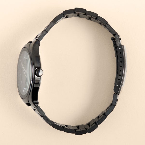 Men's TFX By Bulova Engraved Black Watch