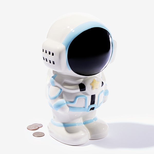 Astronaut Personalized Ceramic Bank