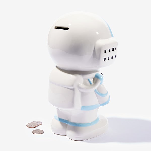 Astronaut Personalized Ceramic Bank