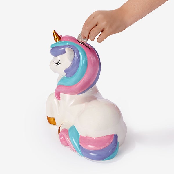 Unicorn Personalized Ceramic Bank