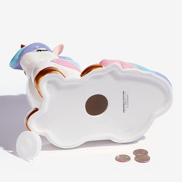 Unicorn Personalized Ceramic Bank