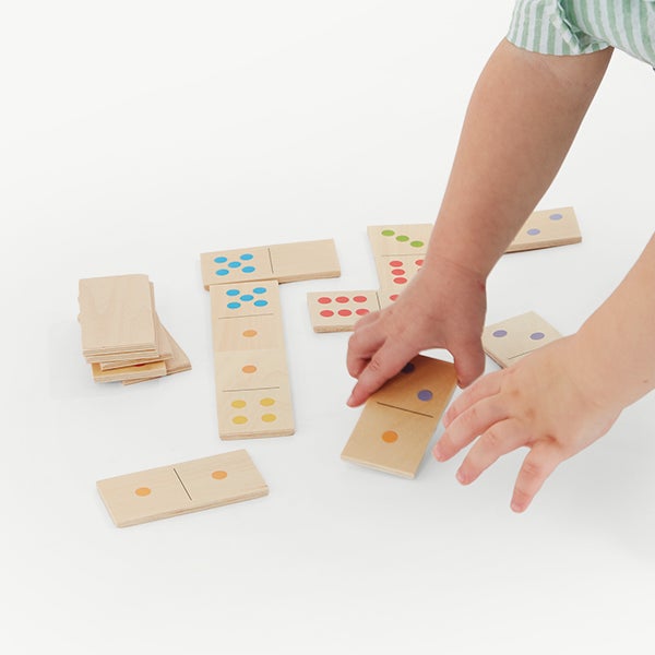 Personalized Kids Traditional Wooden Dominoes
