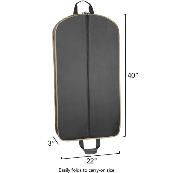 Stamped Elegance Embroidered Deluxe Garment Bag