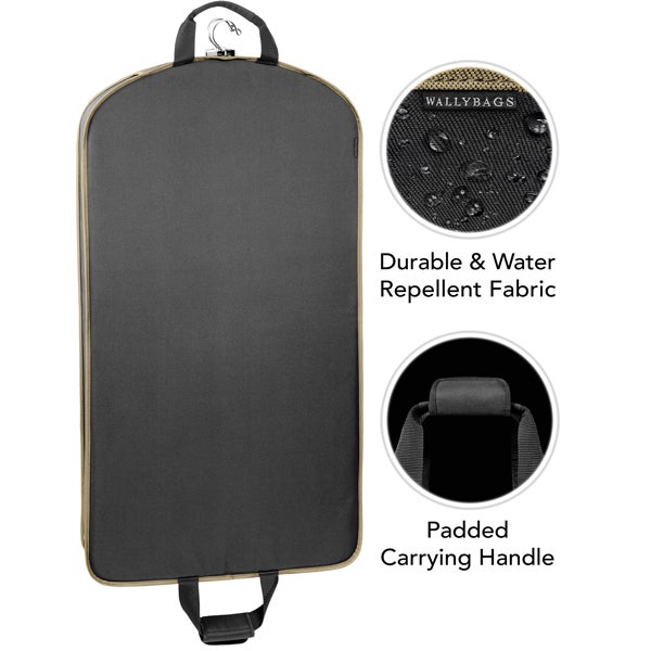 Stamped Elegance Embroidered Deluxe Garment Bag