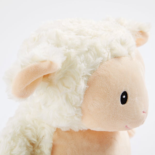 Plush Pal Embroidered Personalized Fluffy Lamb
