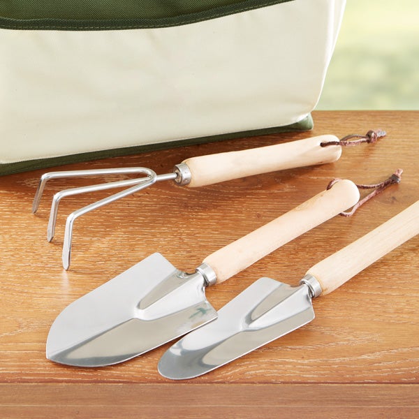 Personalized Garden Tote & Tools - My Garden