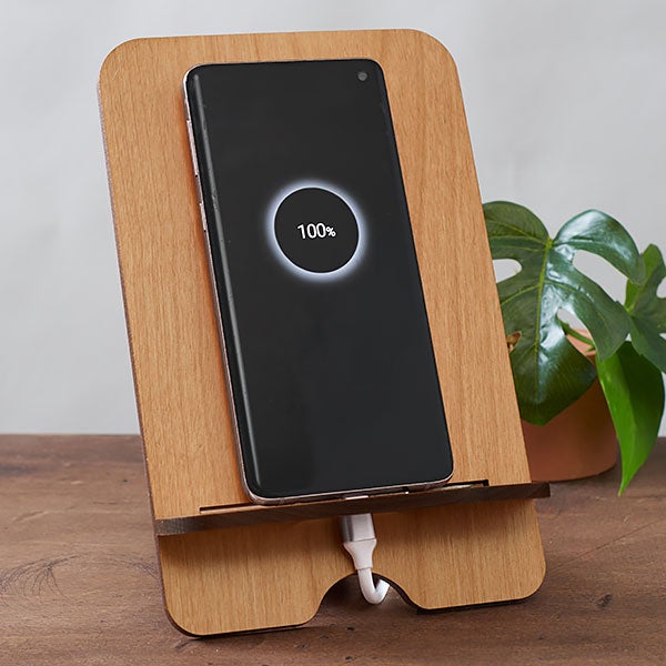 Create Your Own Personalized Natural Wooden Phone Stand
