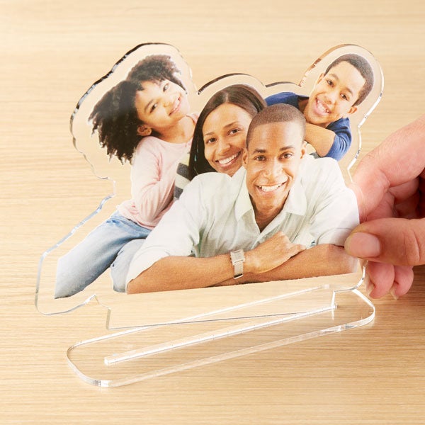 Couples Photo Acrylic Cutout Statuette